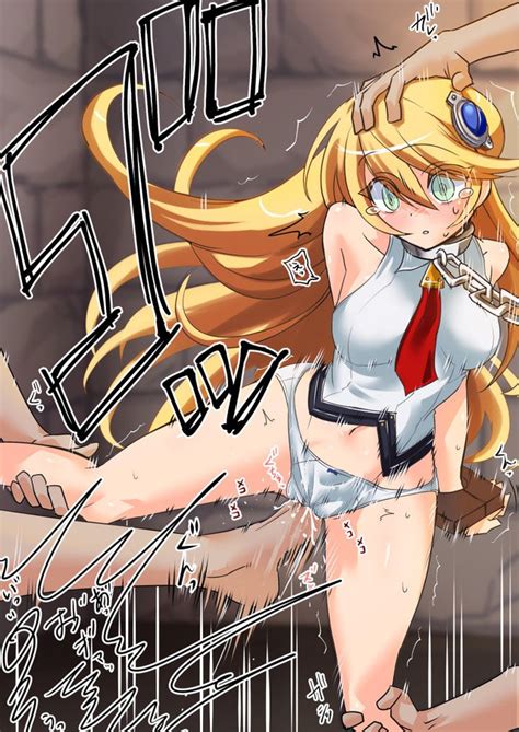 Rule 34 Blazblue Blonde Hair Bondage Cuntbusting Large Breasts Male