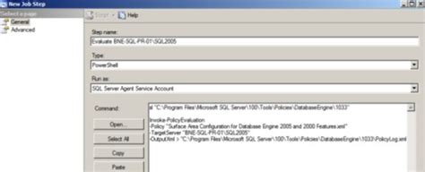 sql server policy based management and powershell