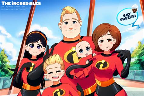 Violet Parr Виолетта Парр Dash Parr Дэш Парр Helen Parr