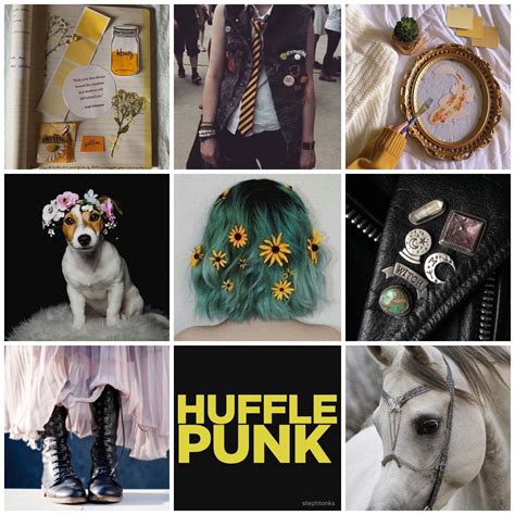 Hogwarts House Mood Board Request Hufflepunk Hufflepuff Mood Board