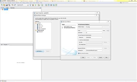 remotely deploy projects to the raspberry pi using netbeans ide