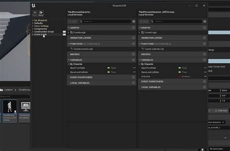 quick dev tip 40 ue4 ue5 diffing blueprints — cbgamedev