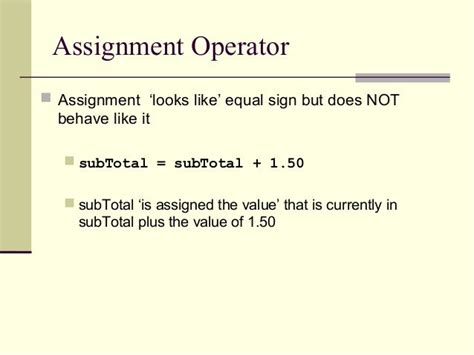 javascript assignment operators