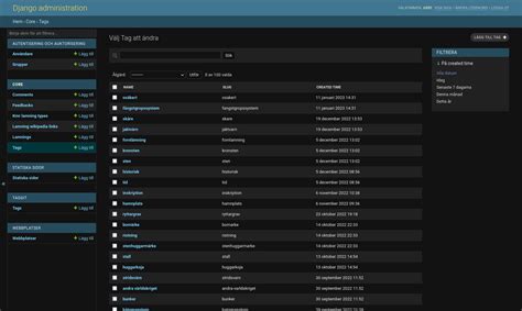 quick links in django admin