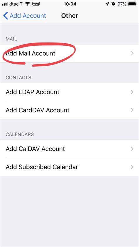How To Add Mail Account With Iphone Ios คลังความรู้ Evo Hosting