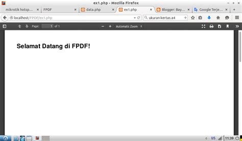 bayu abdillah membuat laporan pdf dengan fpdf pada php