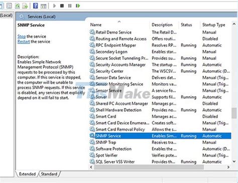How To Install And Configure Snmp On Windows 10