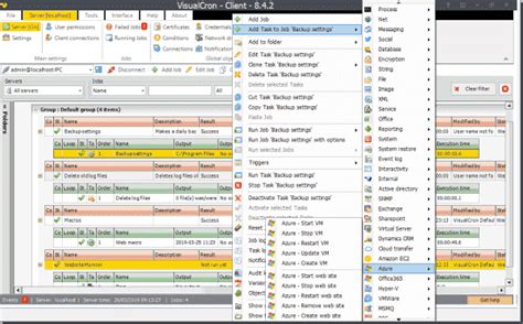 visualcron automating with a gui 4sysops