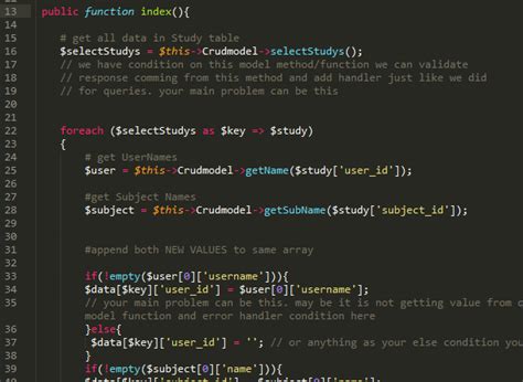 php invalid argument supplied codeigniter stack overflow