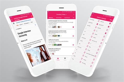 a github most popular repositories viewer with react native