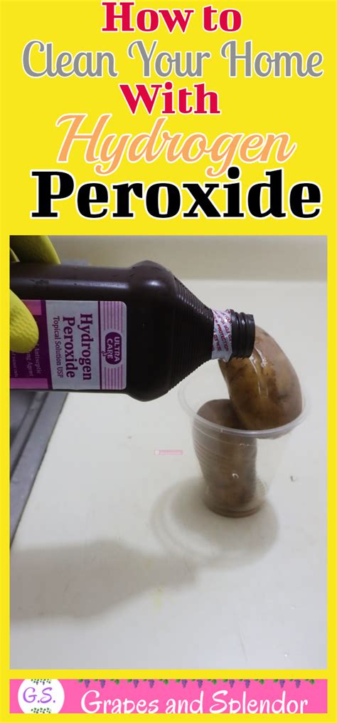 20 Useful Hydrogen Peroxide Home Hacks Hydrogen Peroxide Cleaning