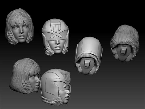 Stl File Cassandra Anderson Judge Dredd 🧑‍⚖️・model To Download And 3d