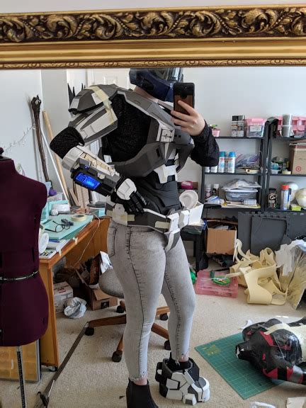 Detailed Reach Armor Undersuit Halo Costume And Prop Maker