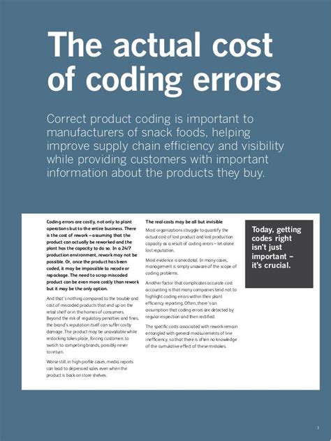 preventing coding errors in your operation