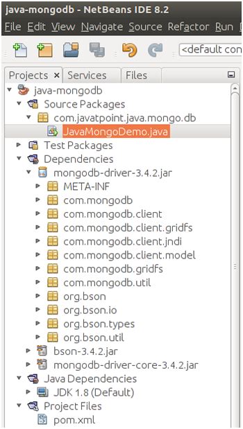 java mongodb example javatpoint