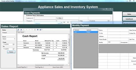 appliance sales and inventory system free source code projects and