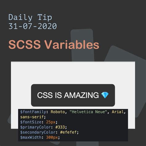 scss variables how variables work in scss
