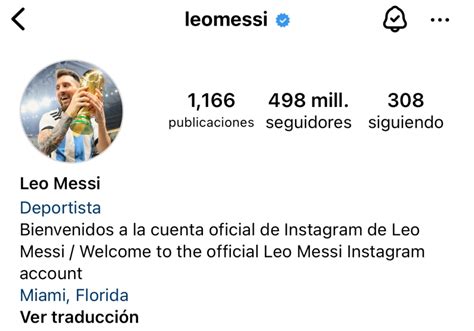 Messi Cambia Su Foto De Perfil En Instagram Y Lanza Mensaje A La