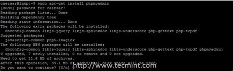 setting up lamp linux apache mysql mariadb php and phpmyadmin in