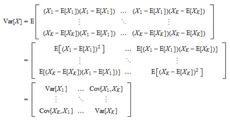 covariance matrix formula