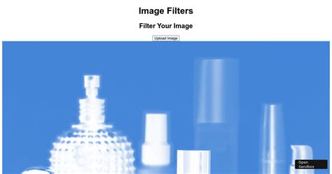 react image filter examples codesandbox