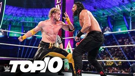 Logan Pauls Best Moments Wwe Top 10 Feb 2 2023 Youtube