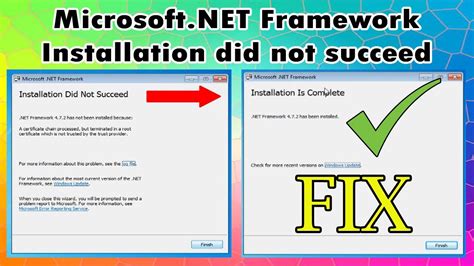 microsoft net framework installation error gambaran