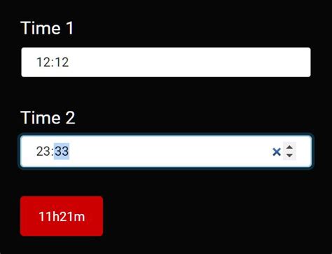 calculate duration between 2 times differencehours free jquery plugins