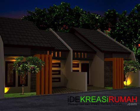 Desain Fasad Rumah Mungil Modern Tropis Type 50 Ide Kreasi Rumah
