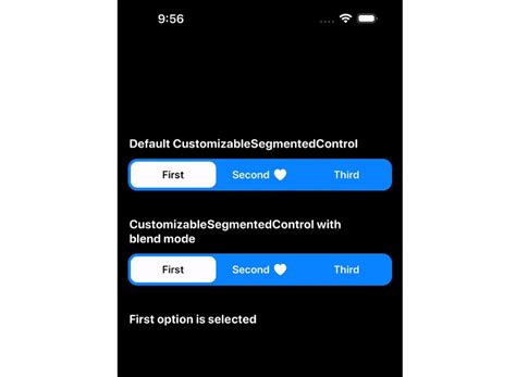 a customizable segmented control written in swiftui