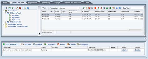 oracle® vm manager user s guide for release 3 4 chapter 3 servers and