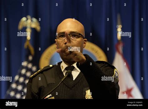 Metropolitan Police Department Chief Robert Contee Hi Res Stock