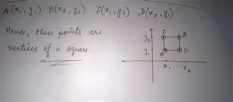 The Points X1 Y1 X2 Y2 X1 Y2 And X2 Y1 Are Always