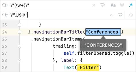 find and replace text using regular expressions appcode documentation