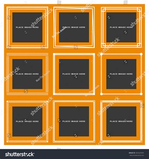 Decorative Vector Frames Borders Stock Vector Royalty Free 404324395