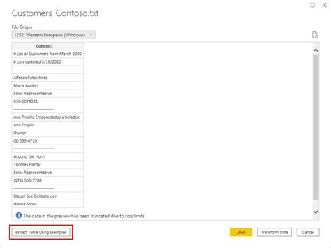 power query text csv connector power query microsoft learn
