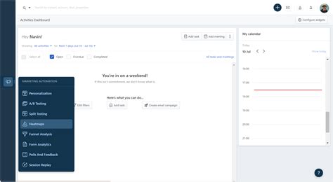 how to track dynamic selectors while setting up heatmaps freshsales