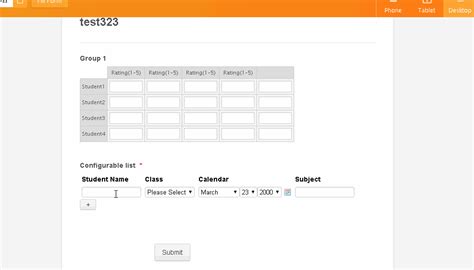 dynamic input table row values based on another selecting conditional