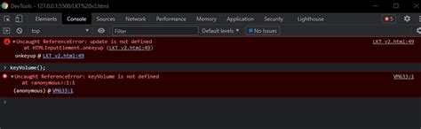 javascript functions works locally but when using live server it is