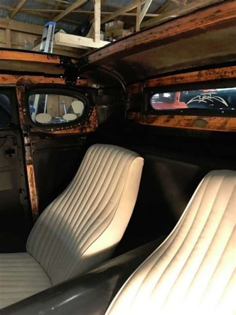 1931 Ford Model A Coupe Steel Body 8 Chop Custom Frame Flathead Motor
