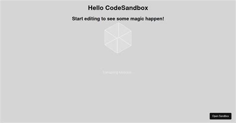 react typescript codesandbox