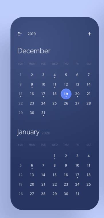how do i make a scrollable list of months in flutter calendar