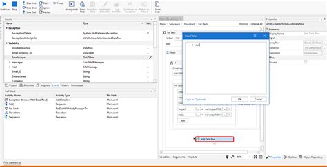 add data row error object reference not set to an instance of an