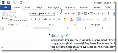 how to number lines in the margins in word 2013