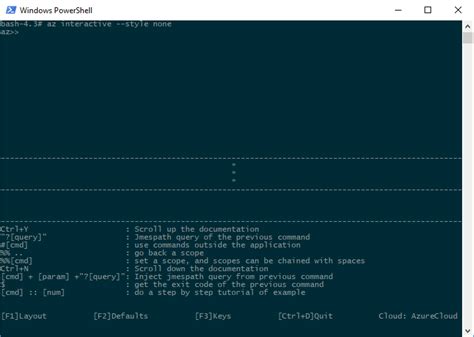 azure cli interactive mode microsoft learn