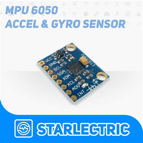 Mpu6050 Sensor Accelerometer And Gyroscope Shopee Indonesia