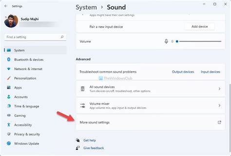 How To Open Old Sound Settings Panel In Windows 11