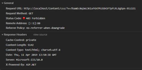 c iis server mime error in asp mvc application