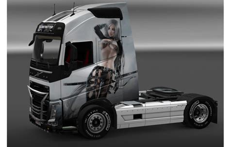 Ets2 Volvo Fh Sexy Fantasy Skin V 1 0 Skins Mod Für Eurotruck Simulator 2