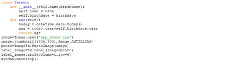 age calculator app using python tkinter pythonista planet